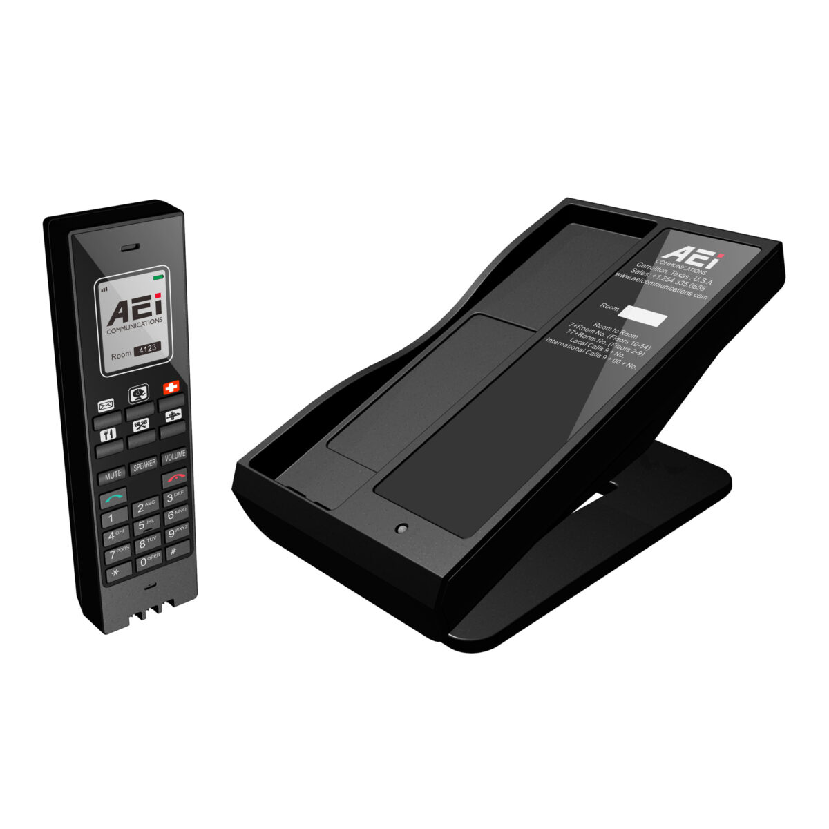 AGR-8106-SMC - Single-Line Analog Cordless Telephone (master) - AEI ...